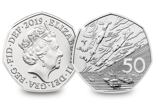 The five 50p coins RE-ISSUED to celebrate British Military History ...