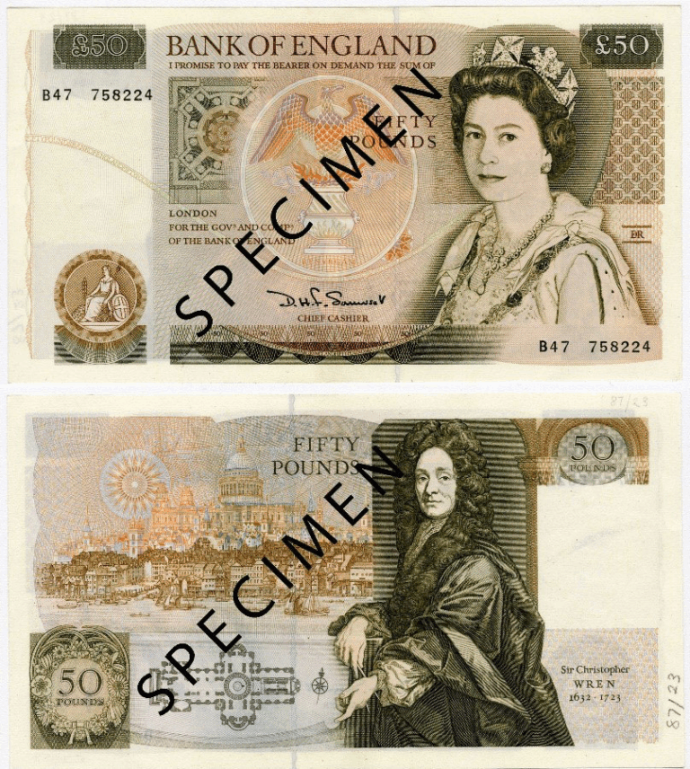 Fifty Pound Notes Through the Ages - A History of the £50 Banknote ...